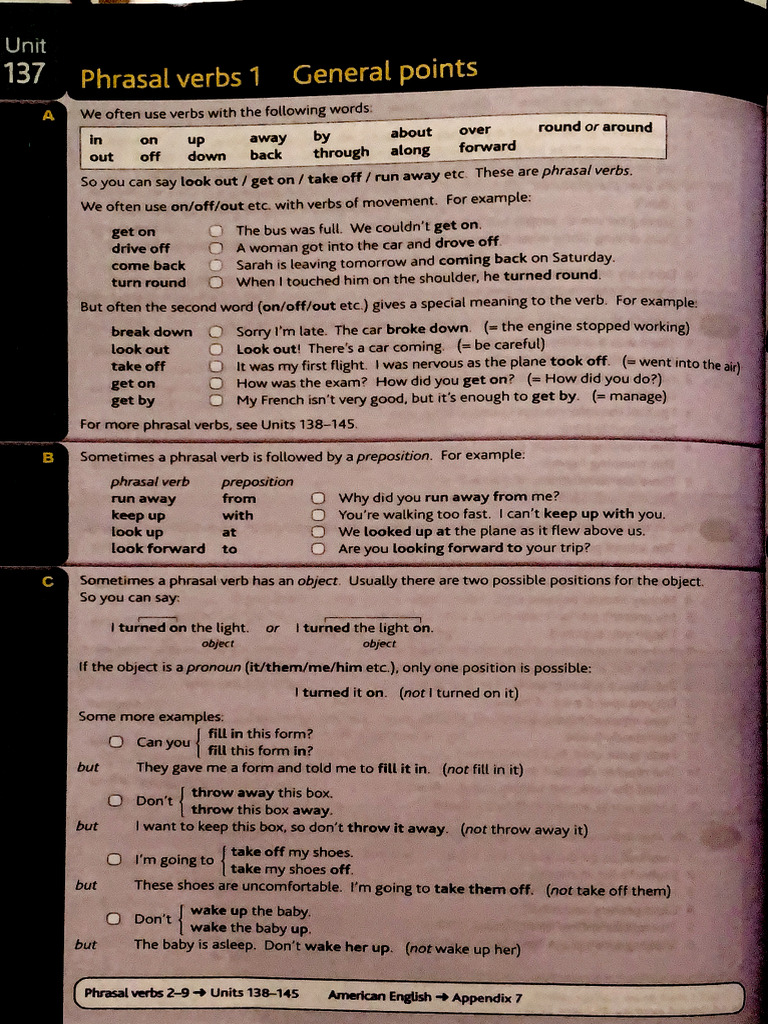 Phrasal Verbs 1 | PDF
