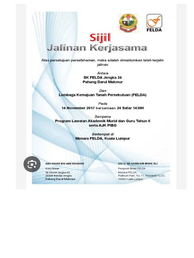 CONTOH SIJIL JALINAN JARINGAN | PDF