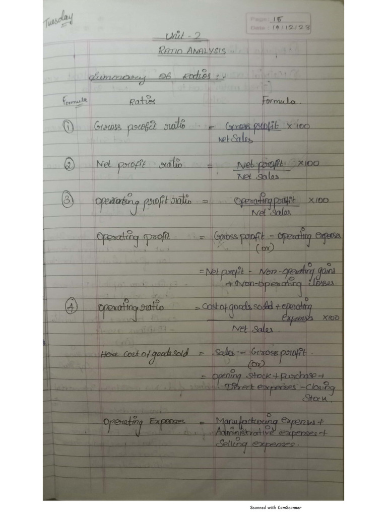 Accounts Unit 2 | PDF