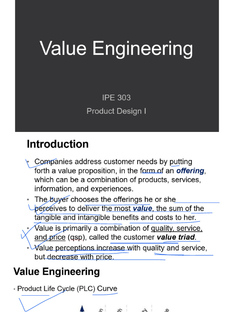 Value Engineering | PDF