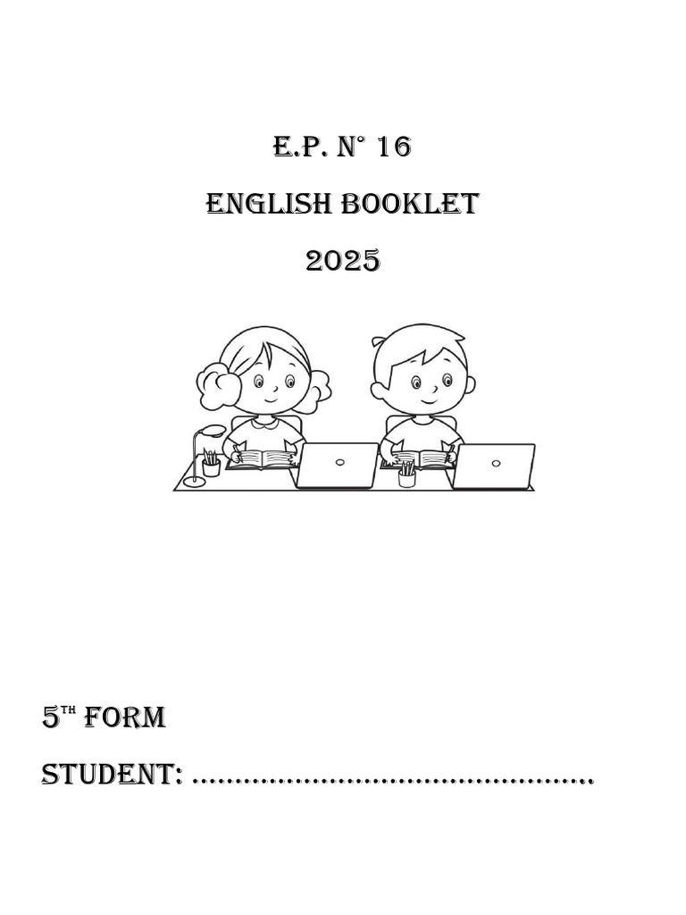 2025 - BOOKLET 5TO - Merged | PDF | Bagheera | Baloo