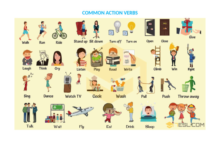Common Action Verbs | PDF