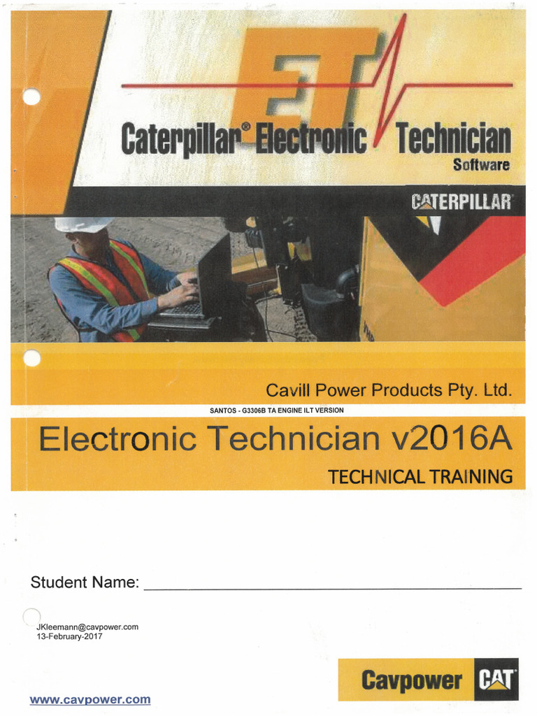 CAT ET Training Book | PDF