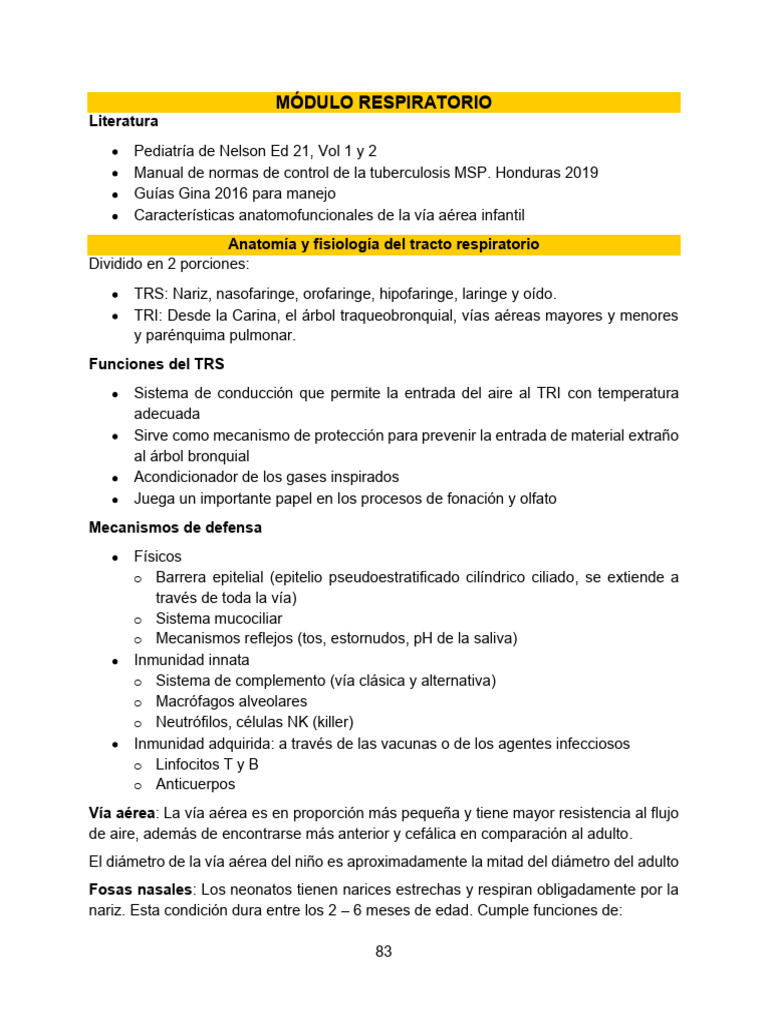 Respi | PDF | Asma | Resfriado comun