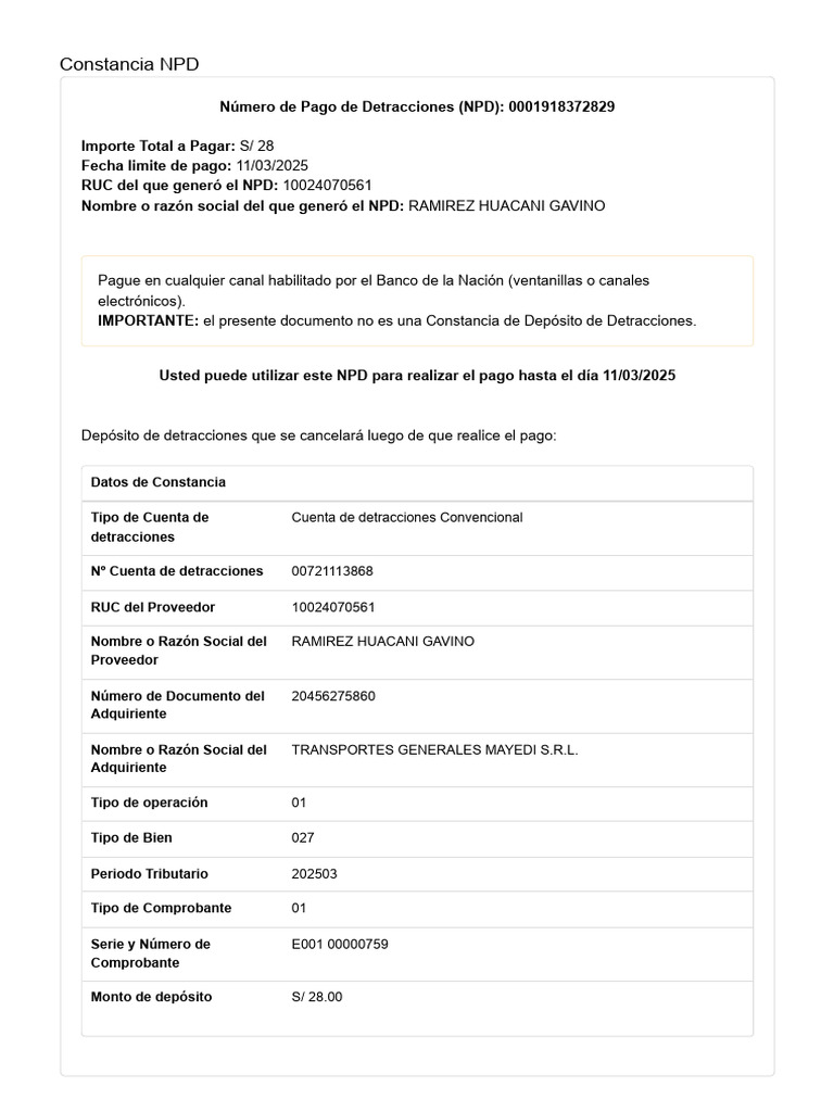 Detrac Fac 759 | PDF