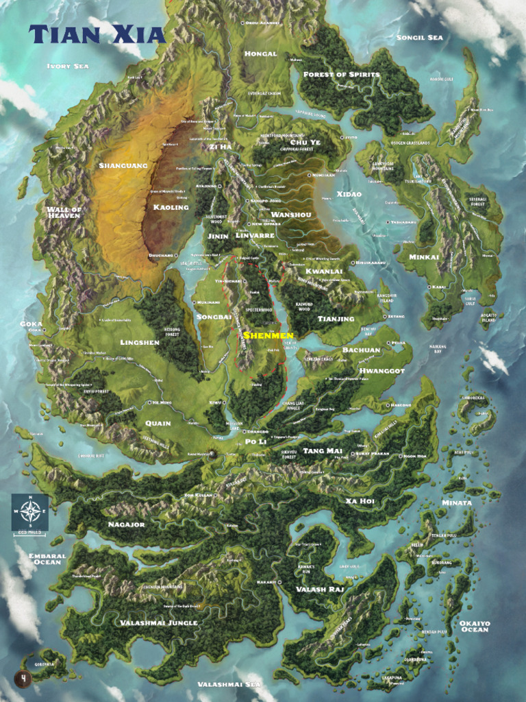 Tian Xia MAp | PDF