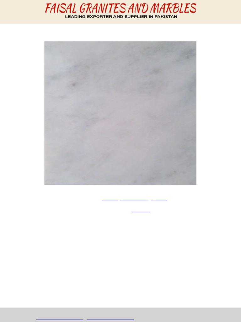 Ziarat White Marble | PDF