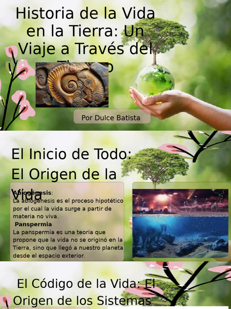 Origen y Evolución de la Vida en la Tierra | PDF