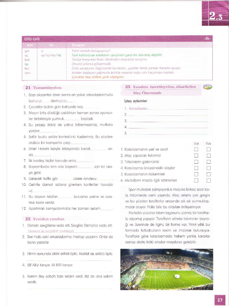 Yeni Hitit 2 Ders Kitabi 26 28 | PDF