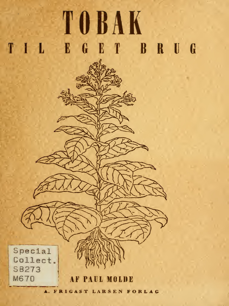 Tobak Til Eget Brug. Speclal | PDF