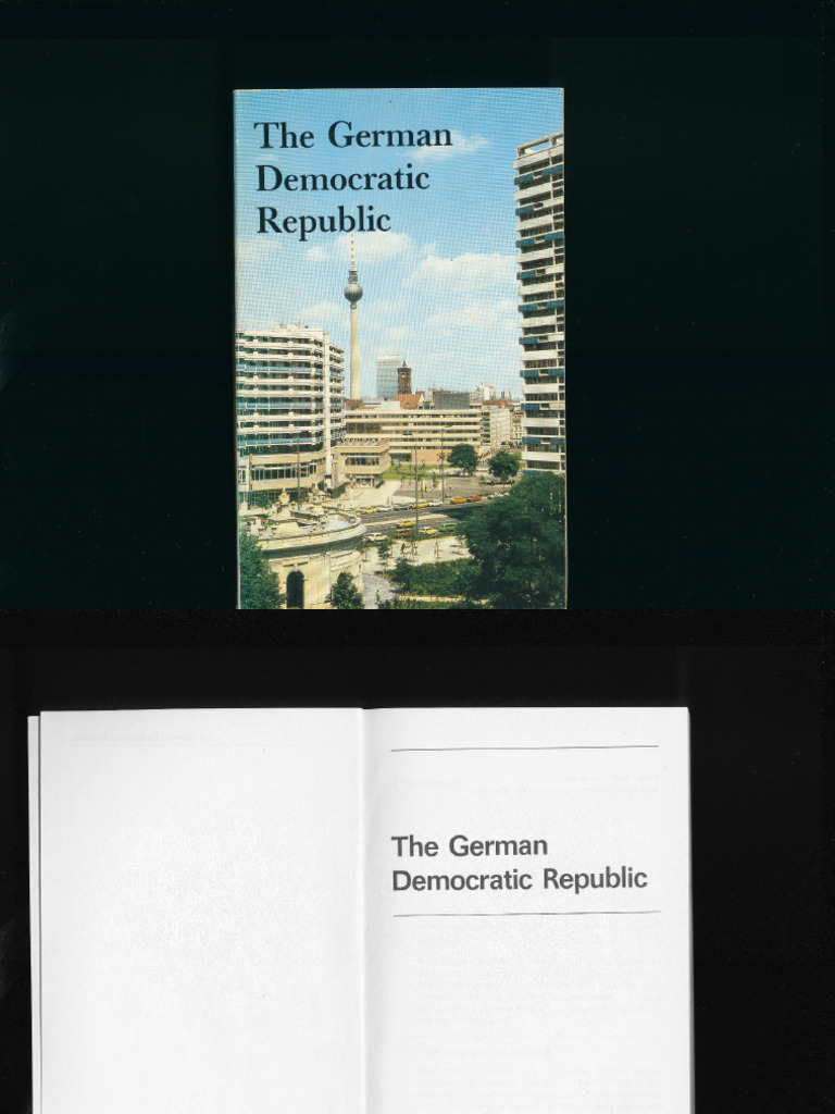The german democratic republic (GDR) Germany 1986 | PDF