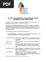 15 Visual Skills Activities for Kids | PDF | Perception | Visual Perception