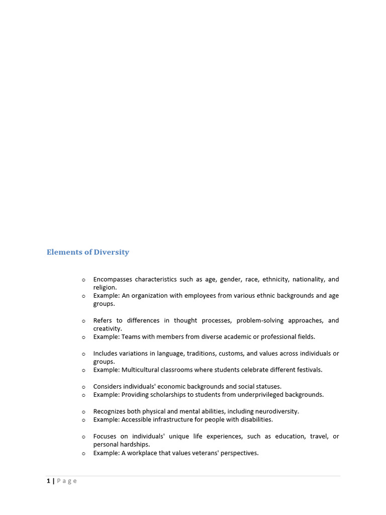 TOPIC 3- INCLUSIVITY AND DIVERSITY IN TVET | PDF | Diversity (Business ...