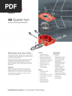 Rotork Manual Gearbox Actuators | PDF | Transmission (Mechanics) | Gear