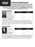 Understanding the Robber Barons | PDF | John D. Rockefeller | Andrew ...