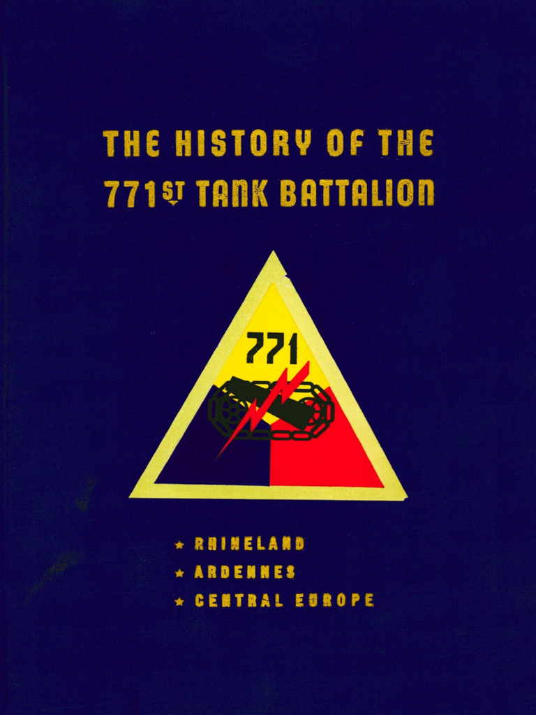 The History of The 771st Tank Battalion | PDF