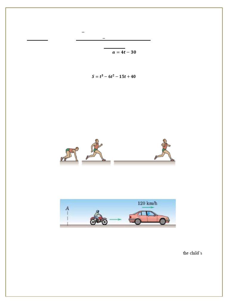 Dynamics - Worksheet-CH 2 | PDF | Acceleration | Velocity