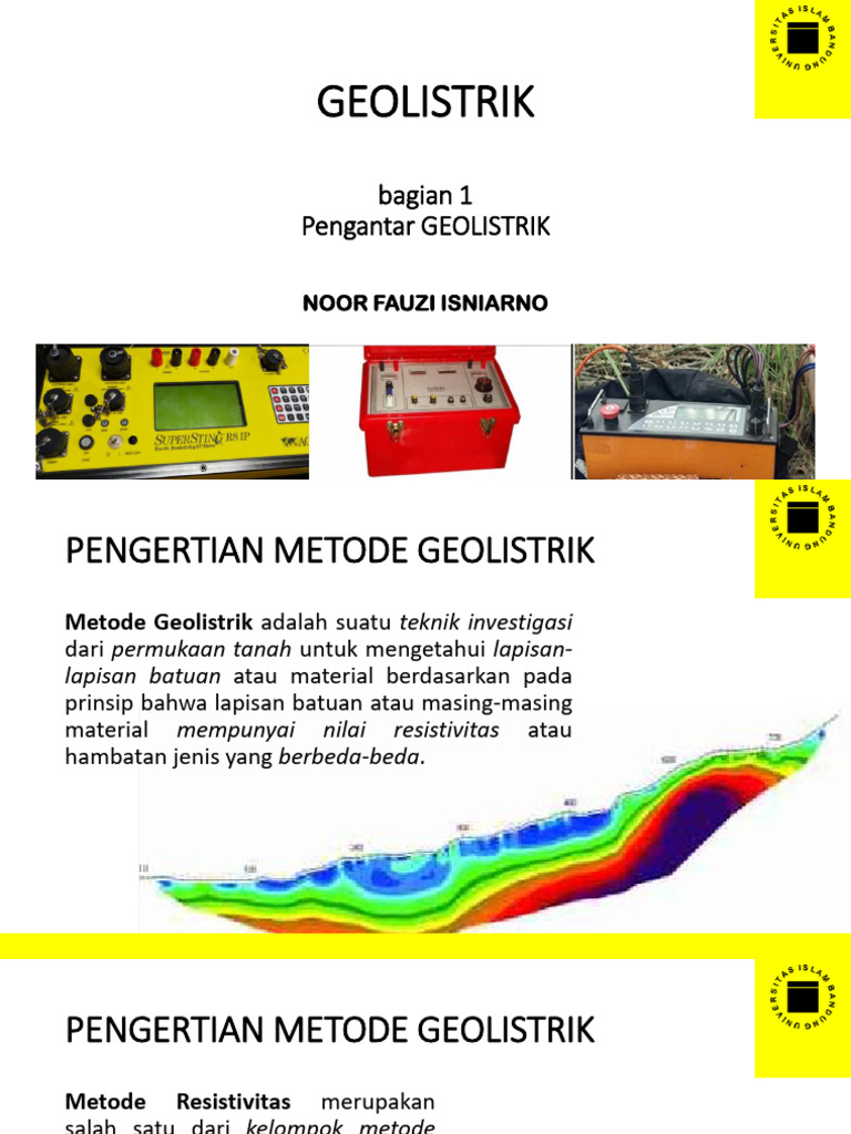 METODE GEOLISTRIK Part 1 | PDF