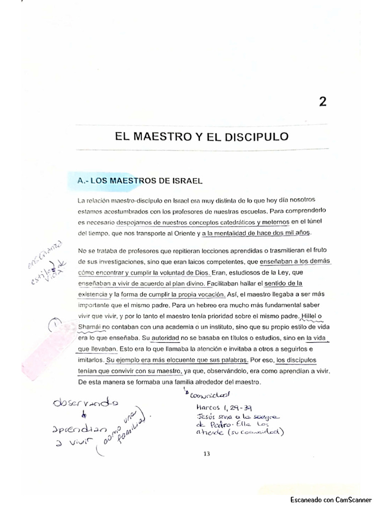 Discipulado. Maestro y Discípulo | PDF