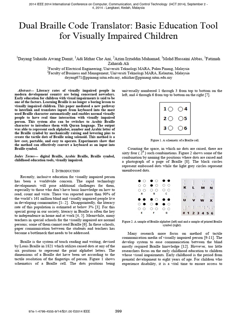 Dual Braille Code Translator System | PDF | Computer Keyboard