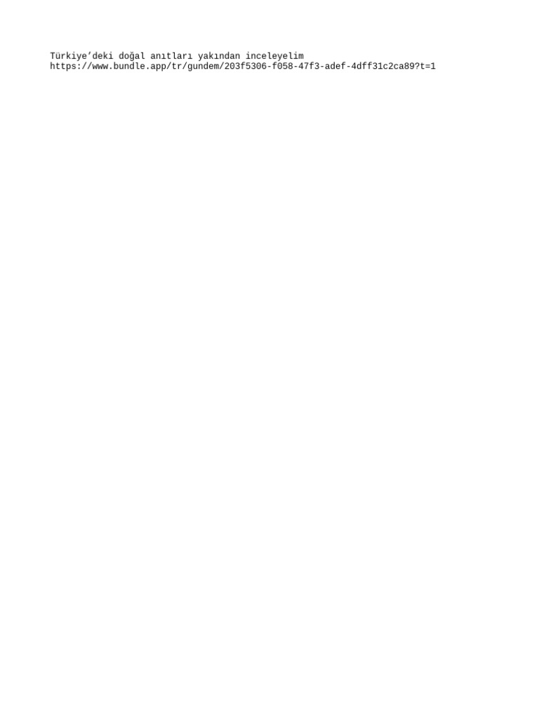 Türkiye’Deki | PDF