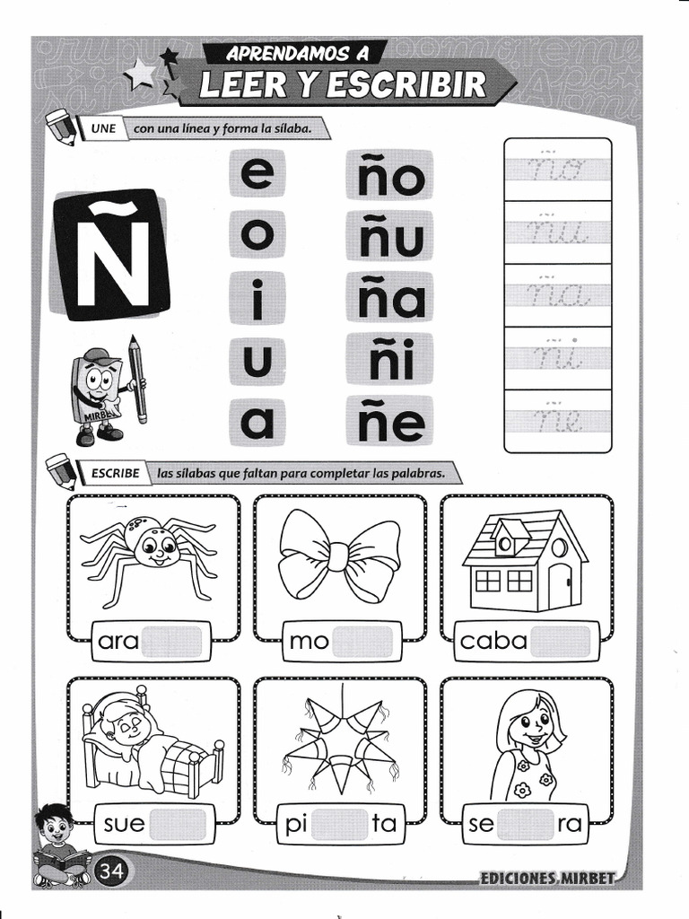 Cuaderno Aprendamos A LEER Y ESCRIBIR Tomo2 | PDF