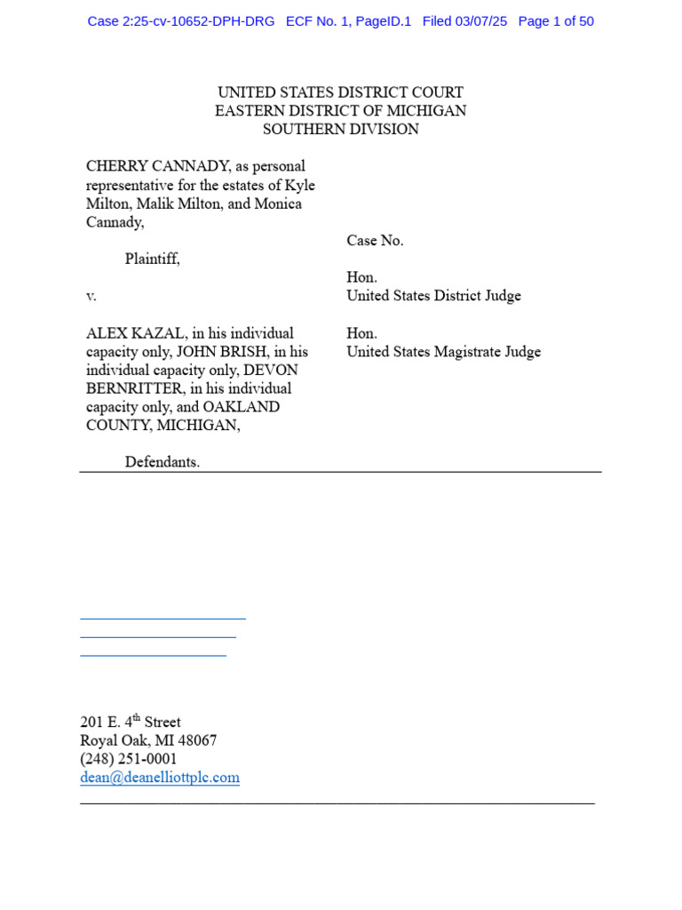 Indifference in Cannady Family Tragedy | PDF | Fourteenth Amendment To ...