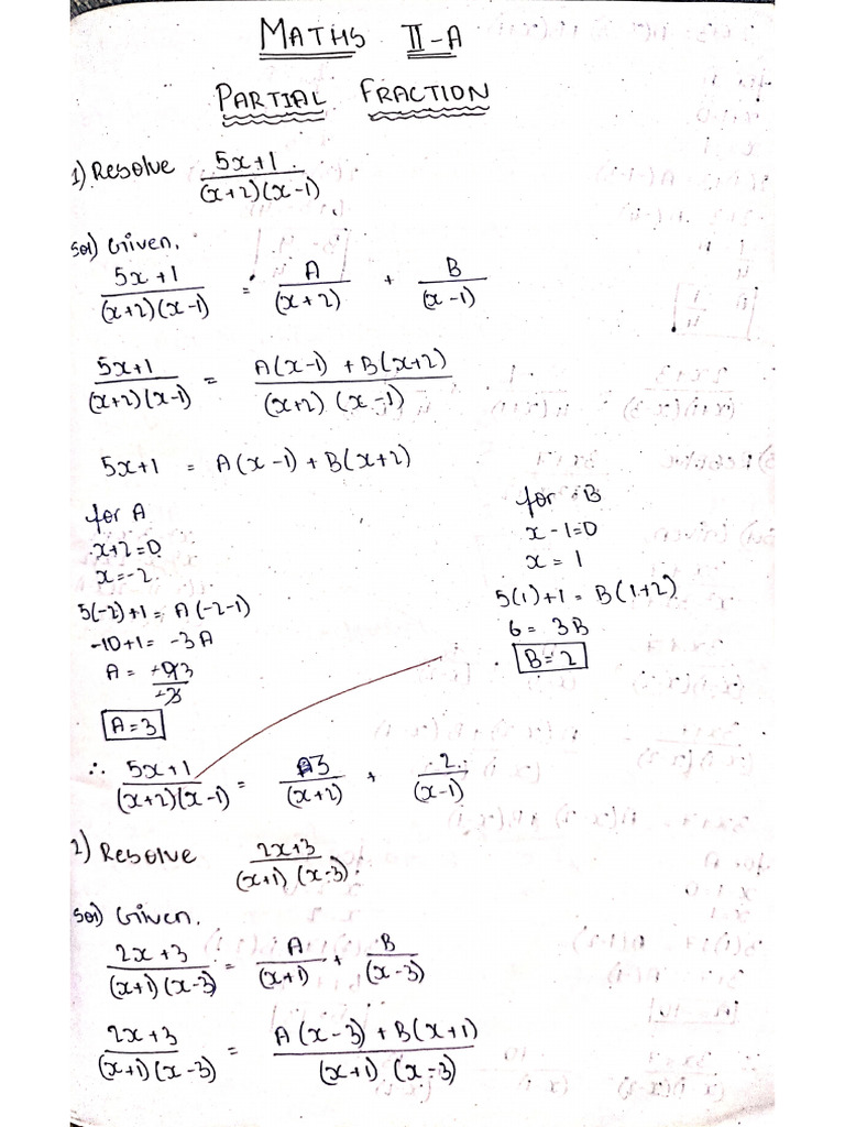 Partial Frac (Saq) | PDF