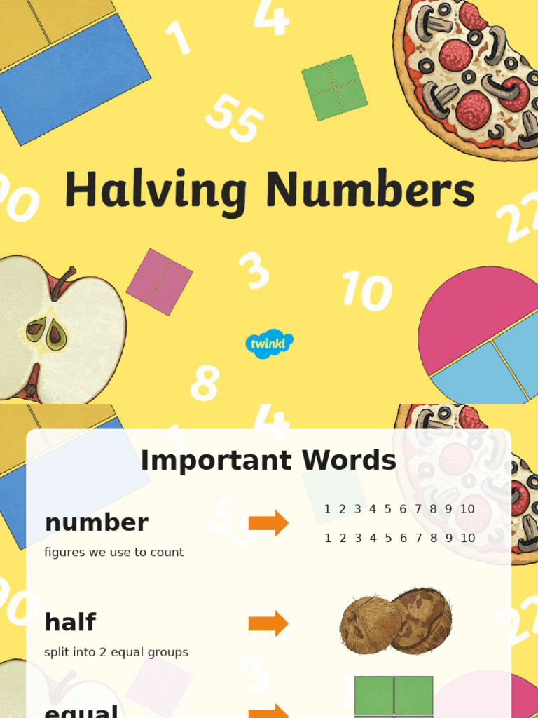 Halving Numbers | PDF
