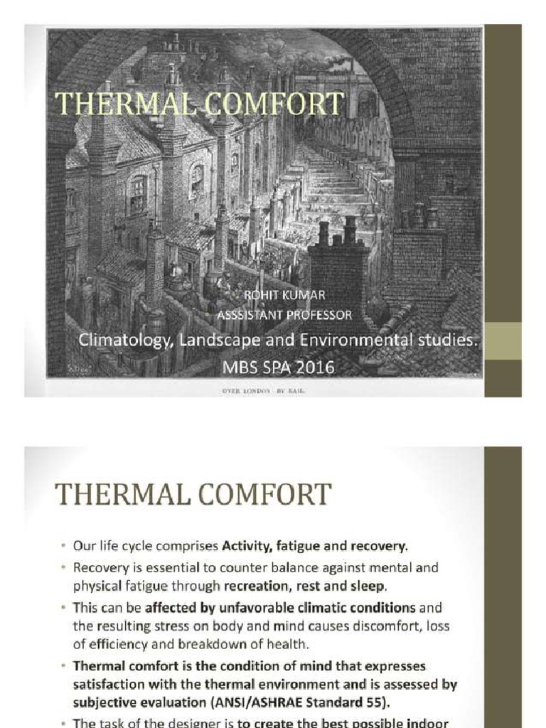 03-Thermal Comfort | PDF