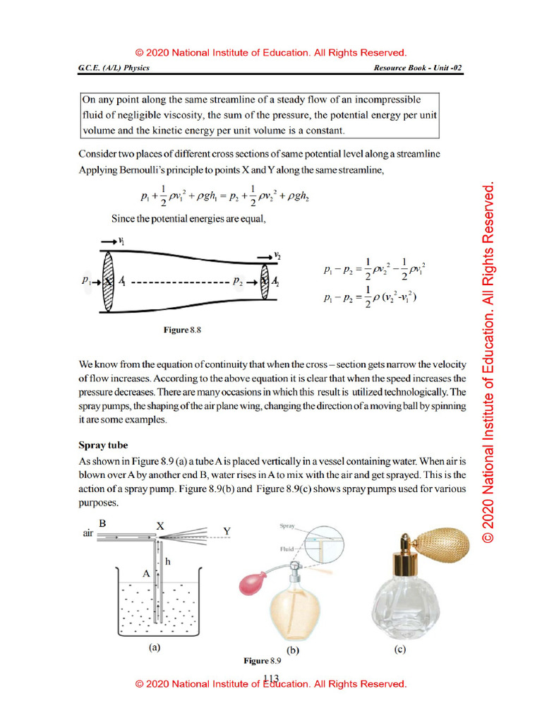 AL Physics Resource Book Unit 1,2-EM-1 Copy Pages 121, 122 | PDF