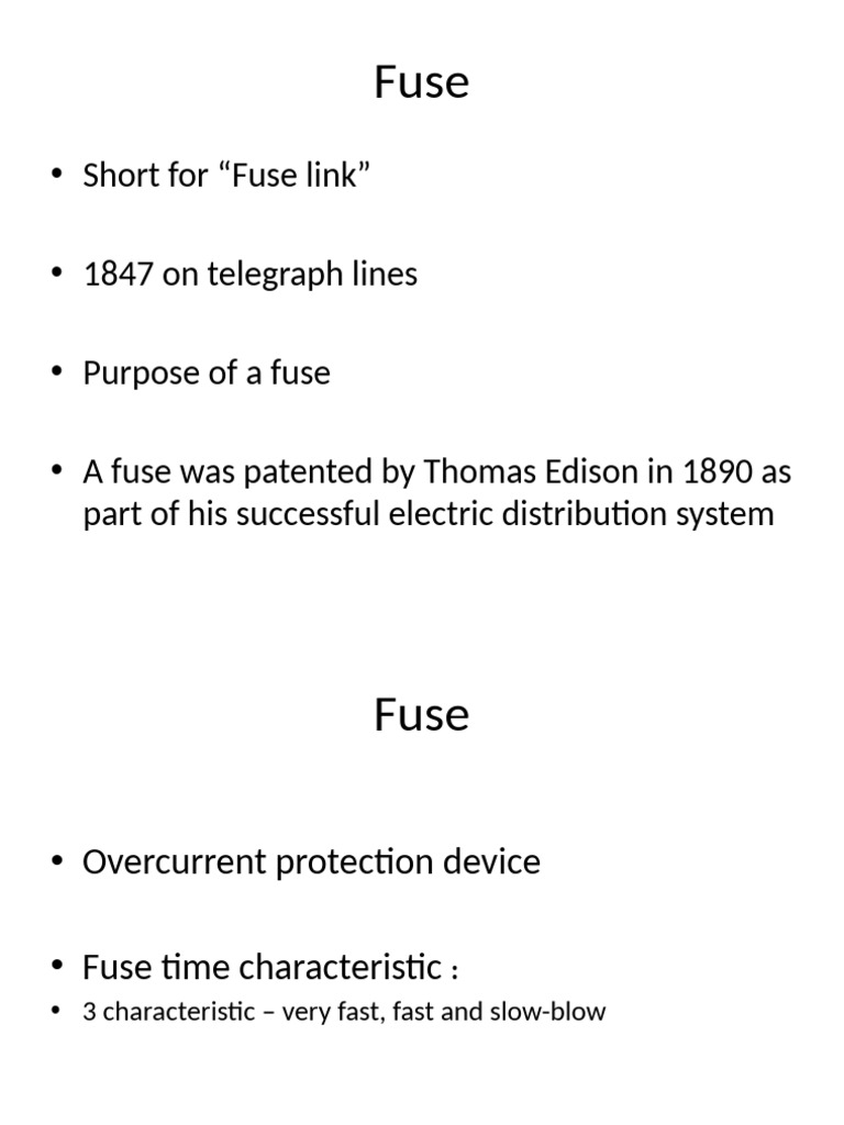 Fuse 1_2024 | PDF | Fuse (Electrical) | Electric Power