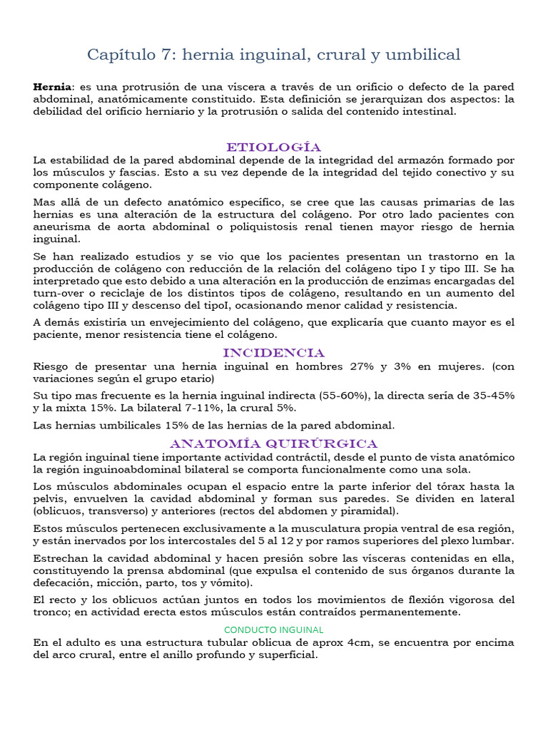 Cap7 Hernias | PDF | Abdomen