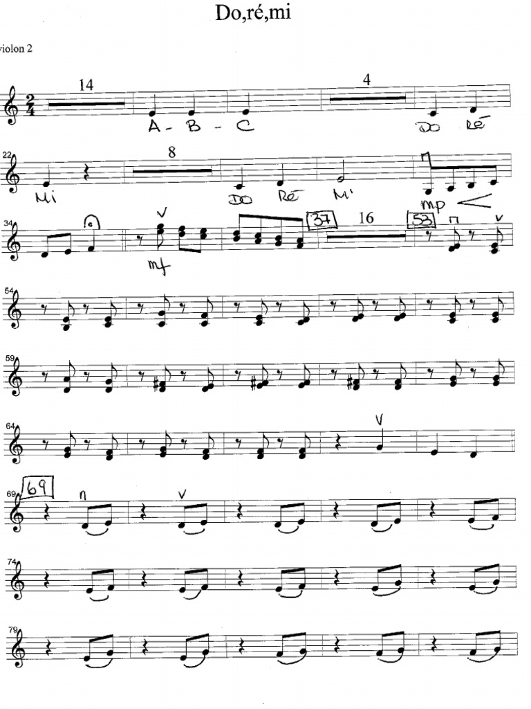 Do, Ré, Mi VL2 | PDF