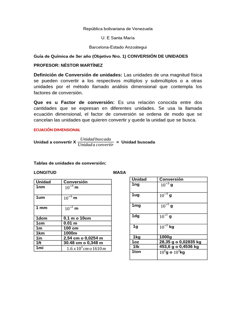 Quìmica 3 | PDF | Cantidades fisicas | Metrología
