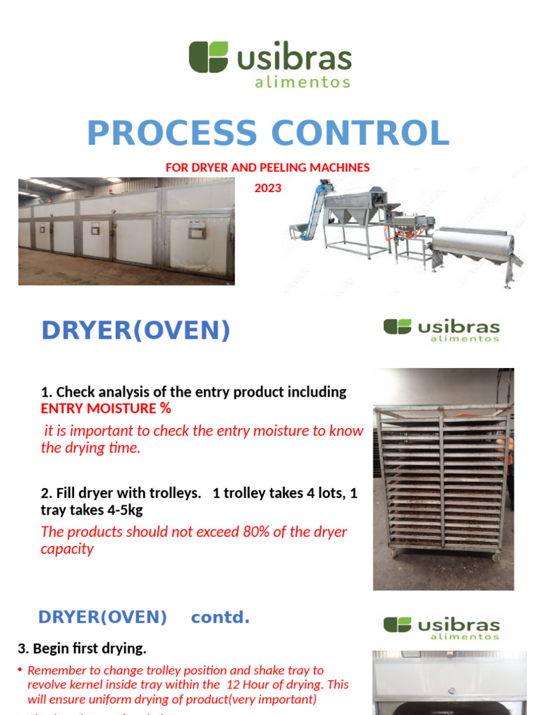 Process Control for Drying & Peeling | PDF | Clothes Dryer ...