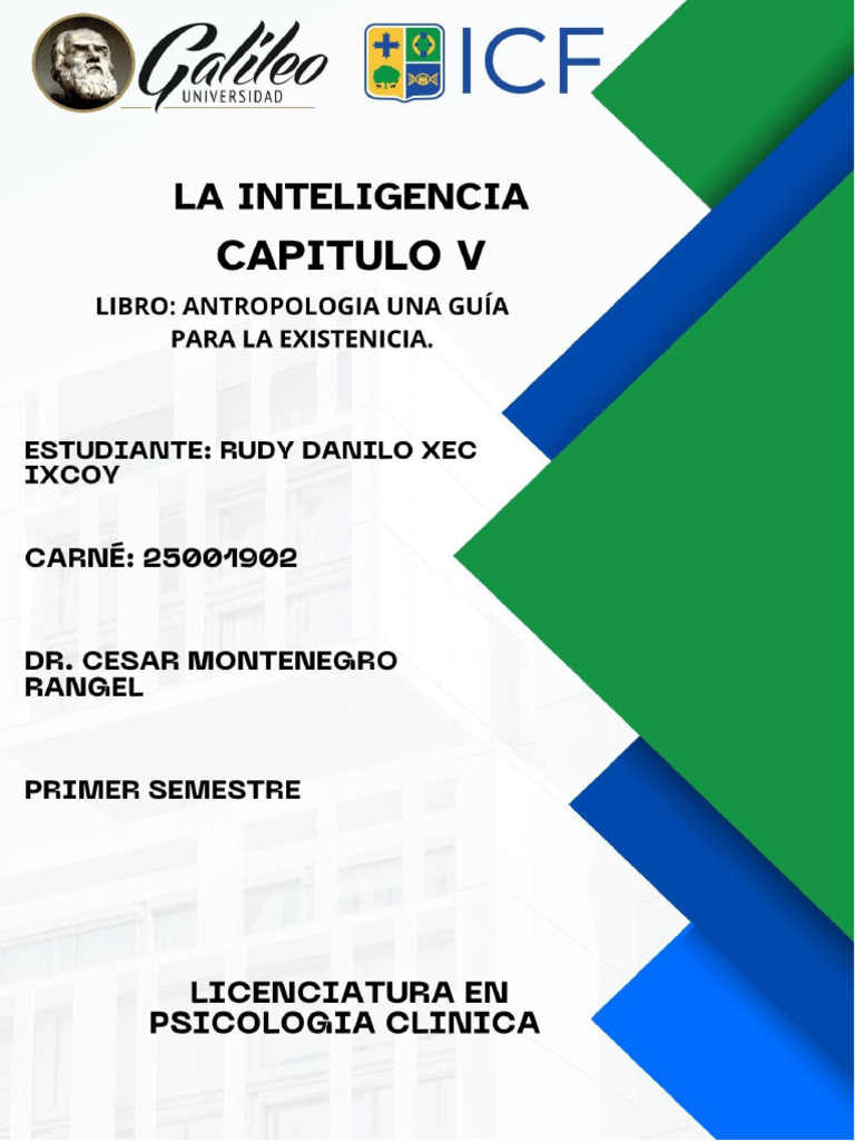 Capitulo 5 La Inteligencia | PDF | Inteligencia | Cociente de inteligencia