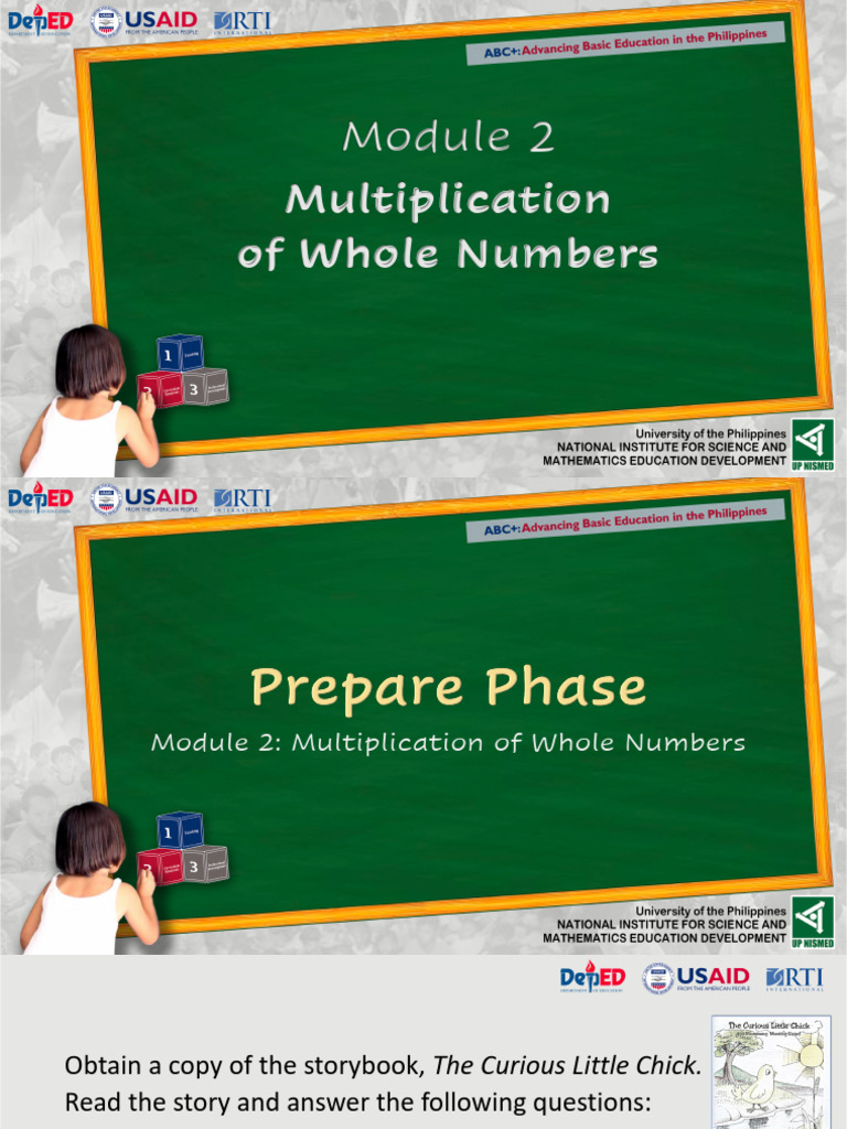 M2-Multiplication of Whole Numbers Facilitator - S Slide Deck | PDF ...