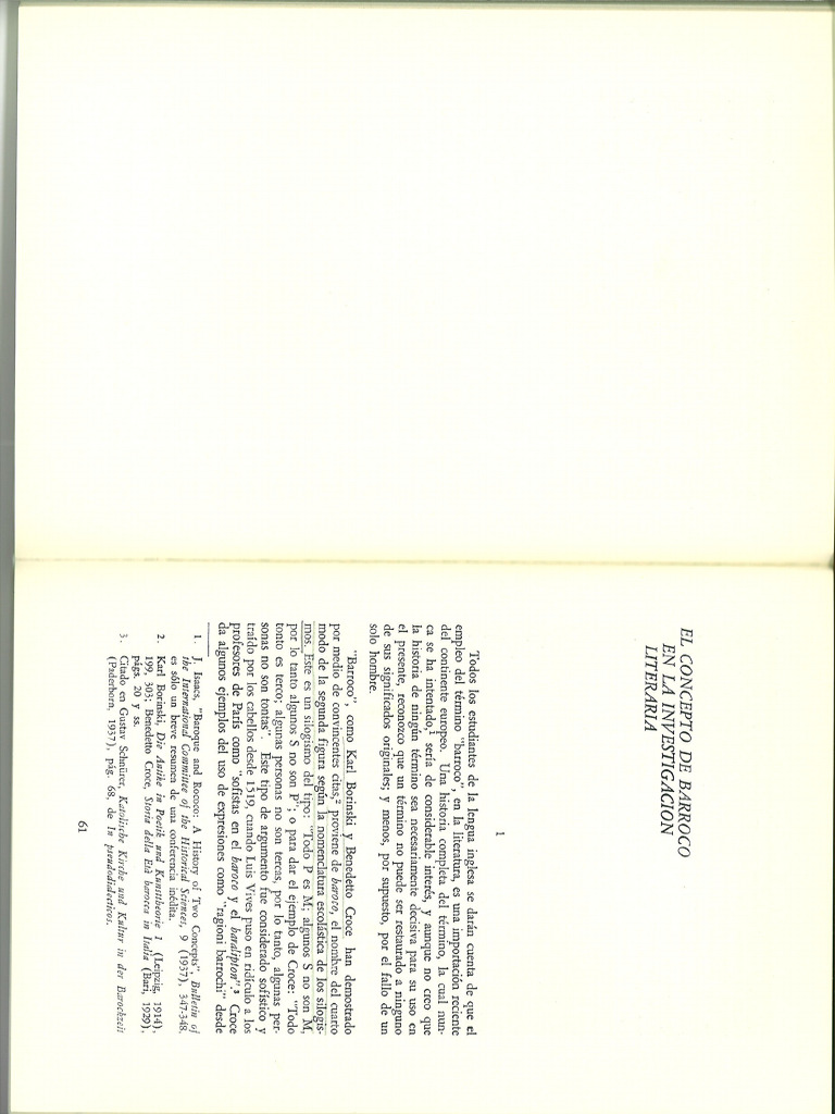 Wellek Conceptodebarroco1 | PDF