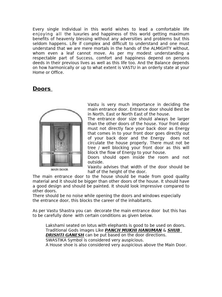 kupdf.net_vastu-good-homes | PDF | Kitchen | Door