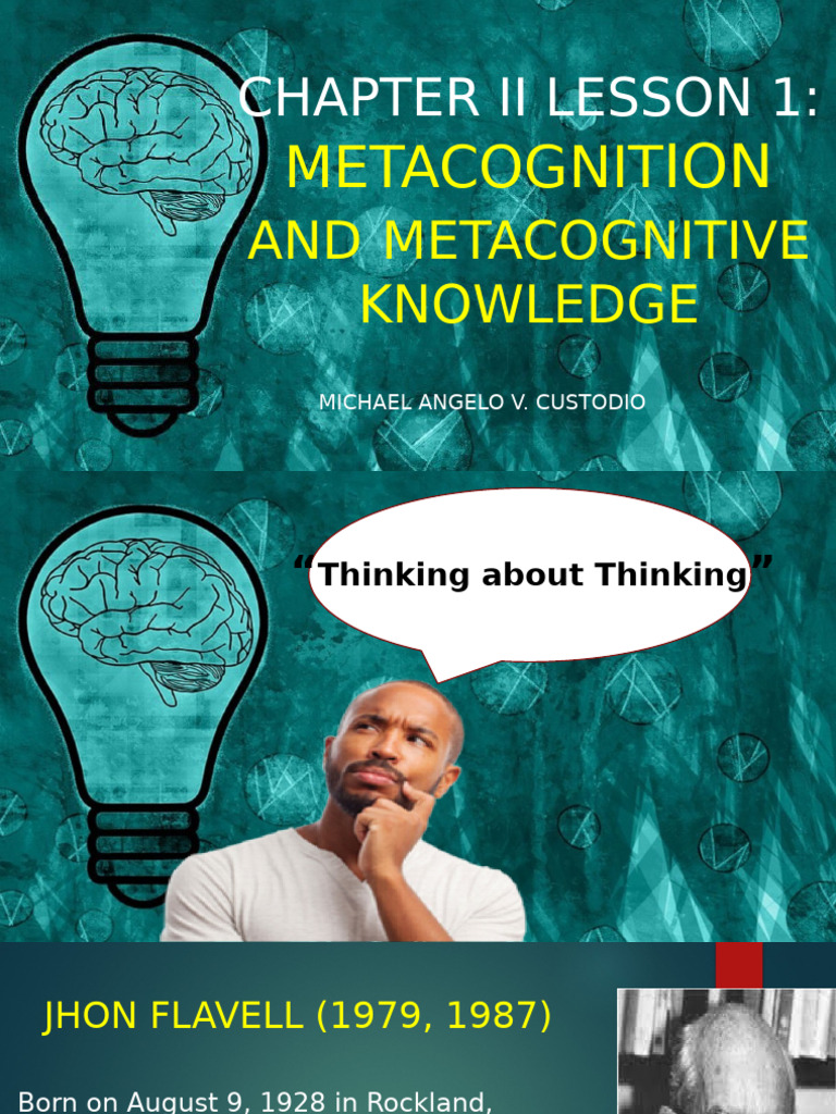 Module 1 Metacognition Rep Salvatierra Lesno-mettan-2 | PDF