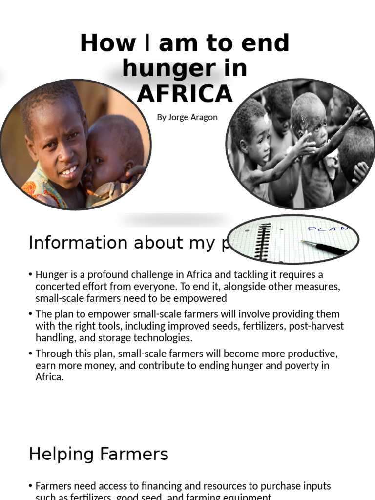 How I Am To End Hunger in | PDF | Hunger | Agriculture