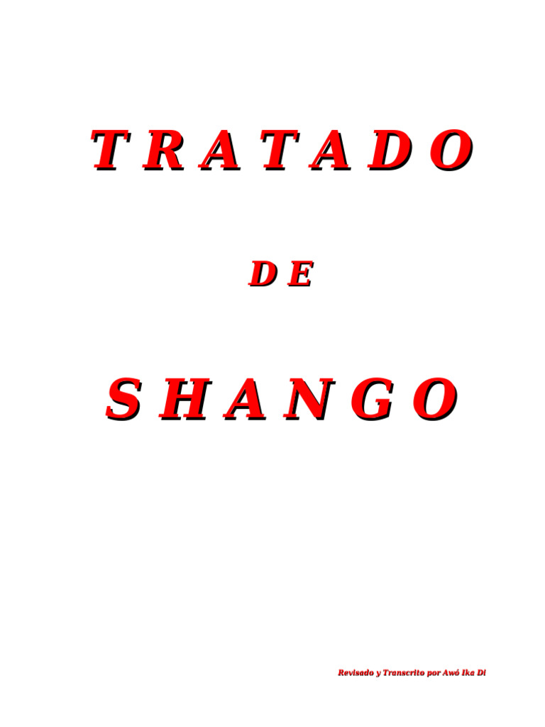 Tratado de Shango | PDF