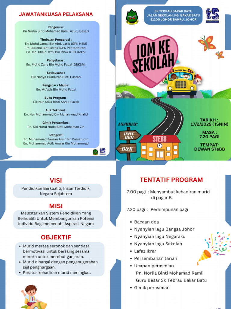 Buku Program Jom Ke Sekolah 2025 | PDF