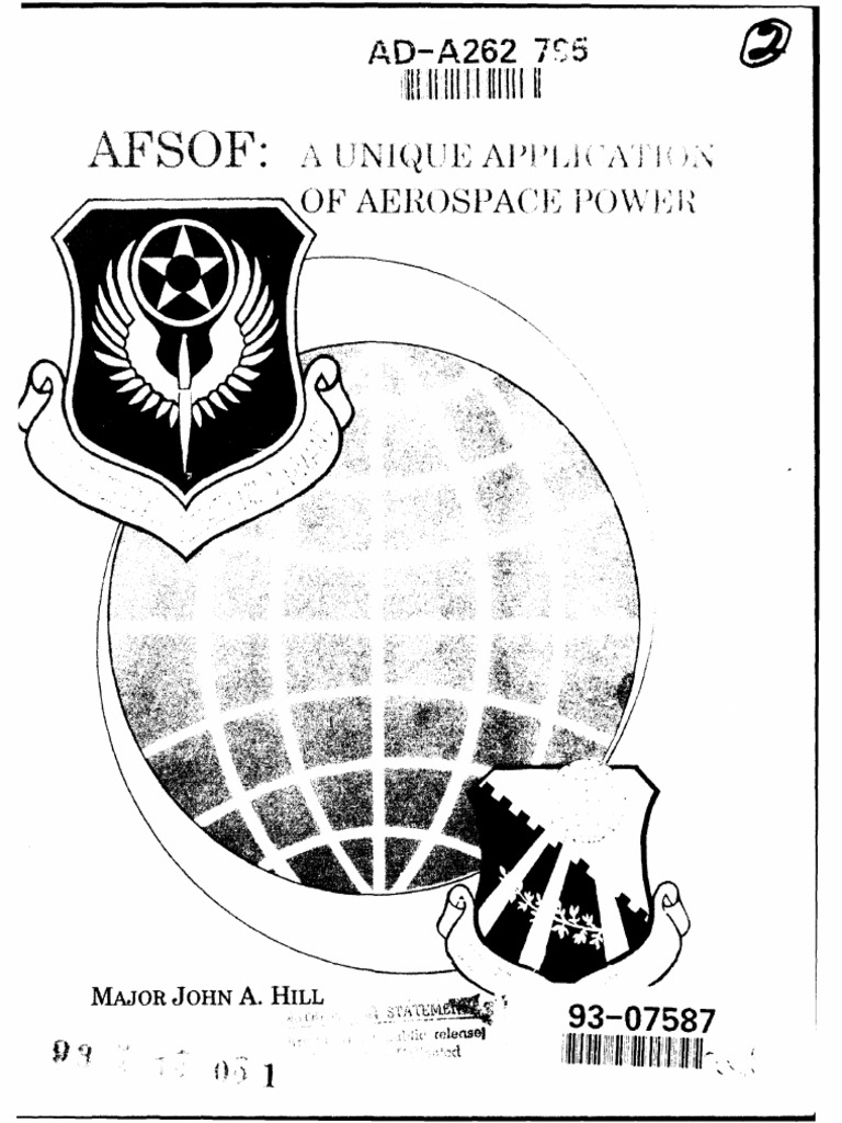 AFSOF A Unique Application of Aerospace Power | PDF | Air Forces ...
