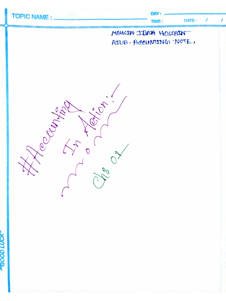 Accounting Mid Term Notes (Complete) | PDF
