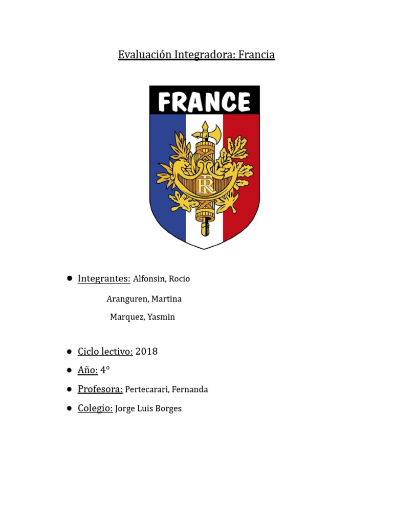 Evaluación Integradora | PDF