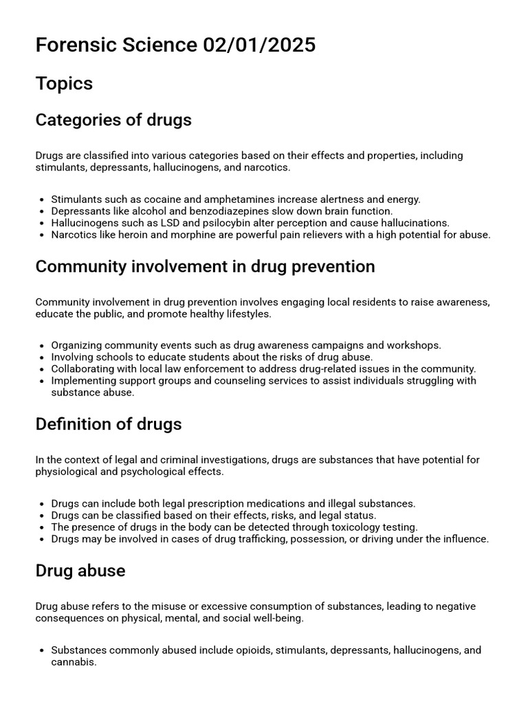 Vice and Drugs Education and control-StudyGuide | PDF | Psychoactive ...