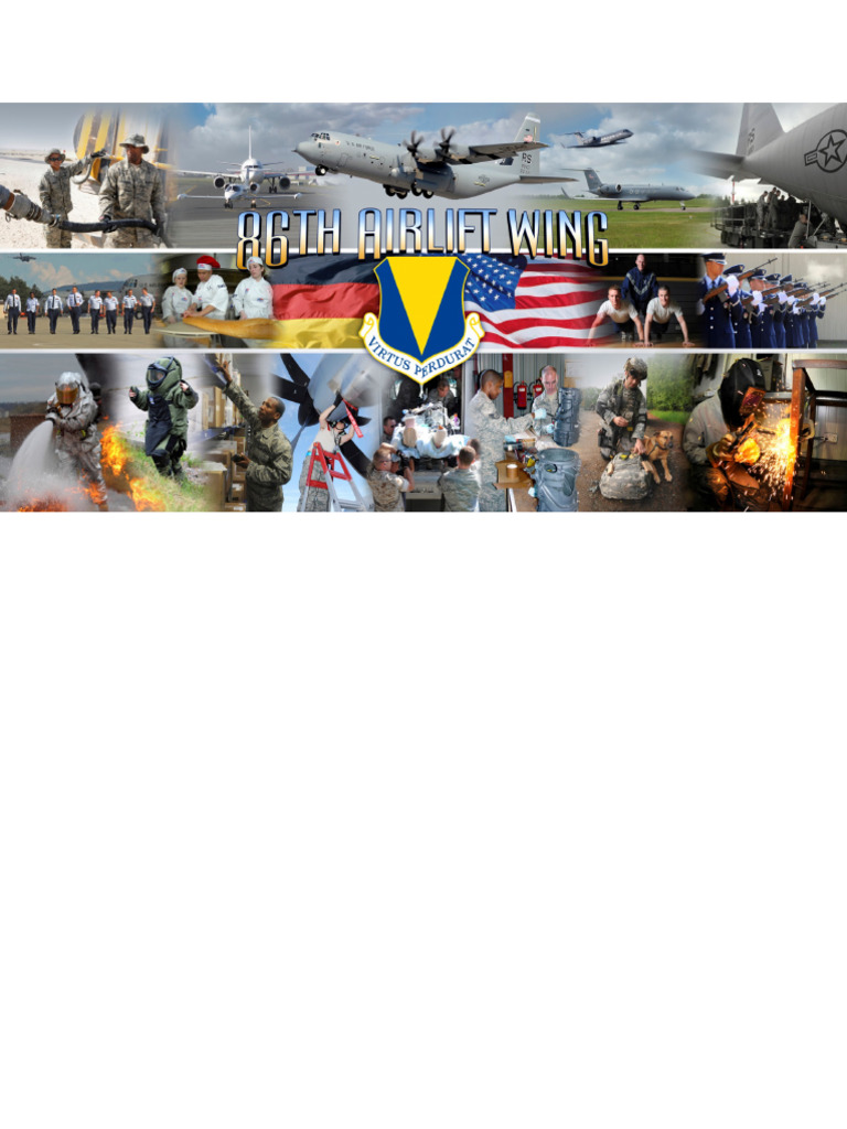 86th Airlift Wing, Ramstein Air Base, 2018 Heritage Pamphlet | PDF ...