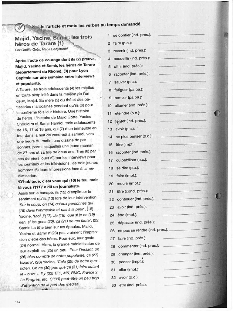 Les Temps Des Verbes | PDF